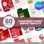 60 Designs | Christmas Themed Ampao Template | Canva Editable - Mygems ...